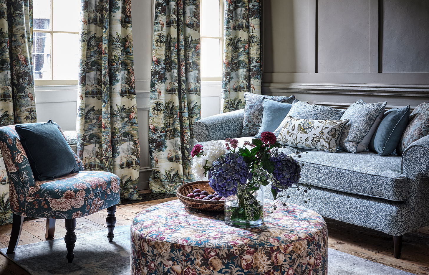 Clarke & Clarke Vintage Collection - Britannia Rose