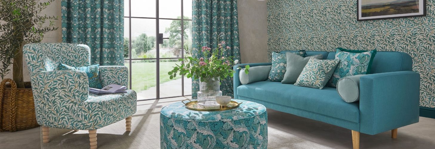 Clarke & Clarke William Morris Designs Collection - Britannia Rose