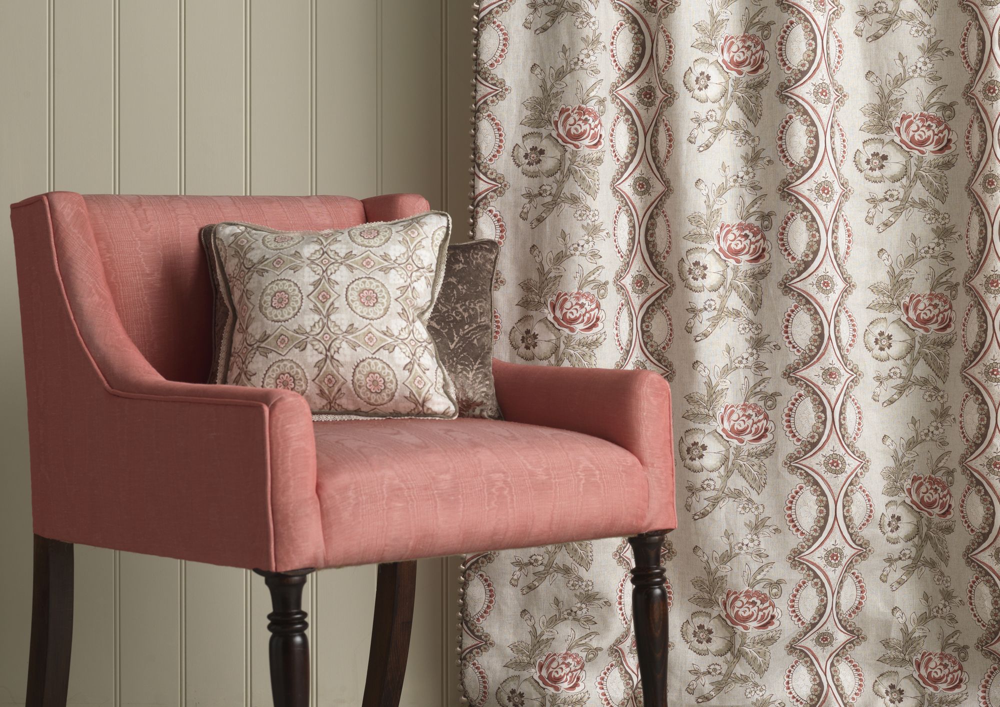 Marvic Textiles Moire Collection - Britannia Rose