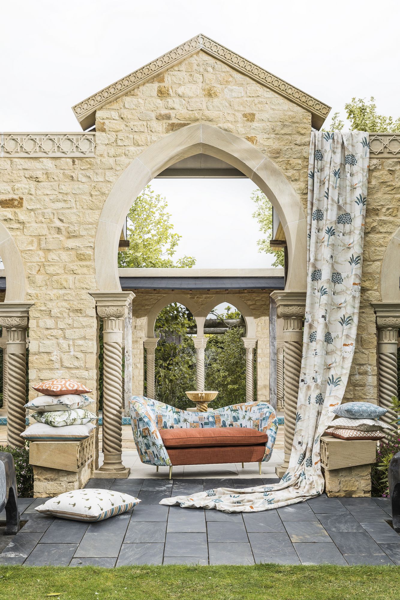 Clarke & Clarke Prince Of Persia Collection - Britannia Rose