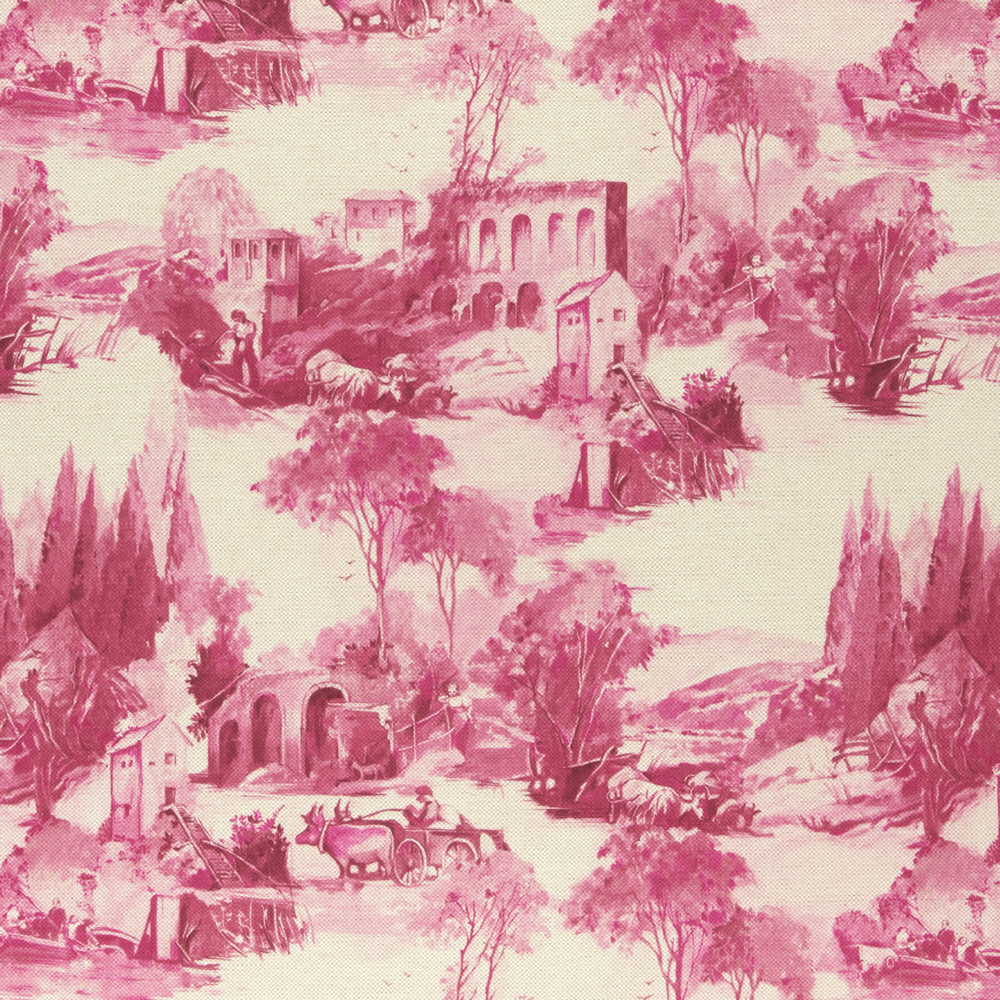 Anastacia Raspberry by Clarke & Clarke - Made to Measure Curtains ...