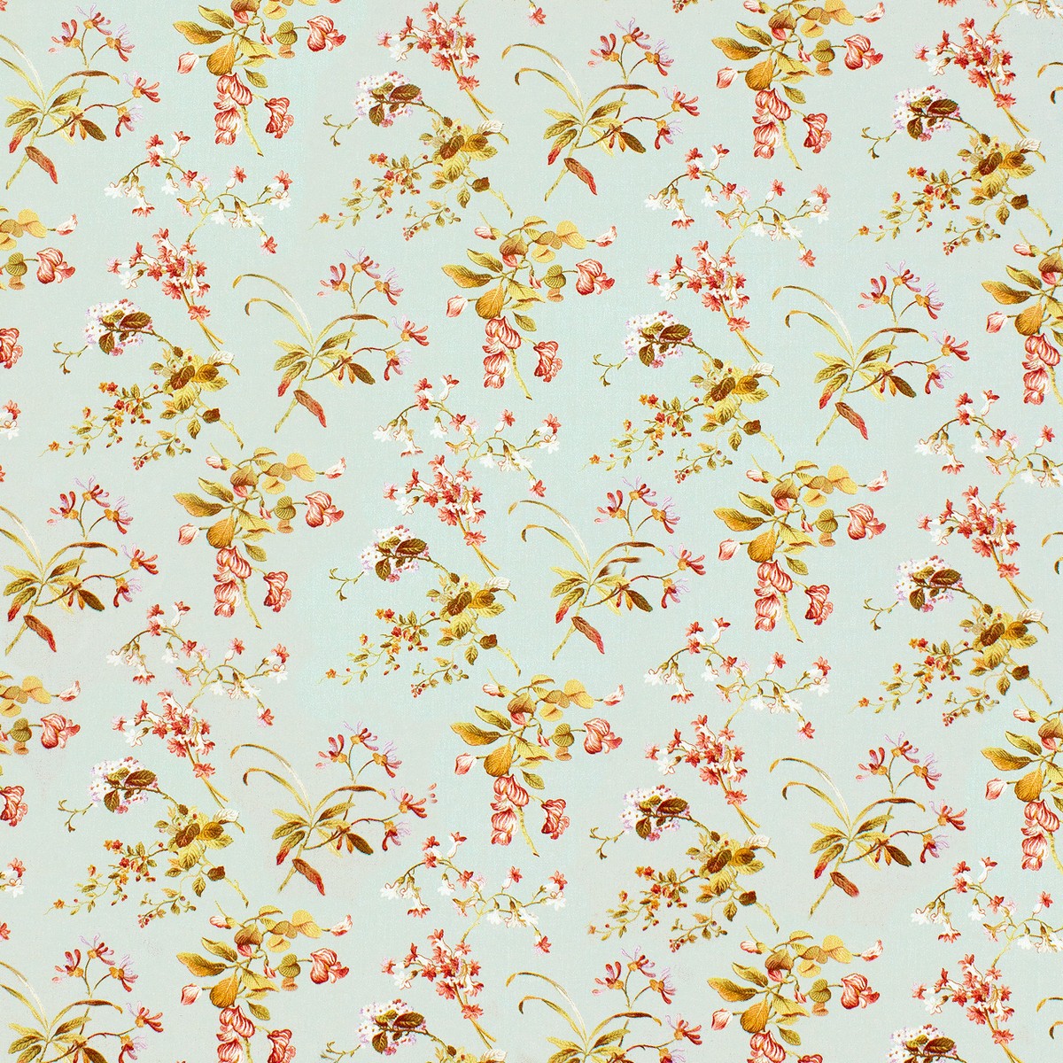 Bowes Linen 02 Fabric by Swaffer - Britannia Rose
