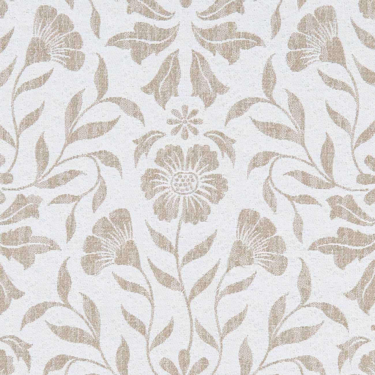 Berkeley Natural Fabric by Clarke & Clarke - Britannia Rose