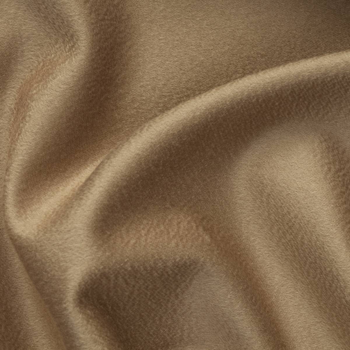 Cashmere Velour Camel Fabric by Johnstons of Elgin - Britannia Rose