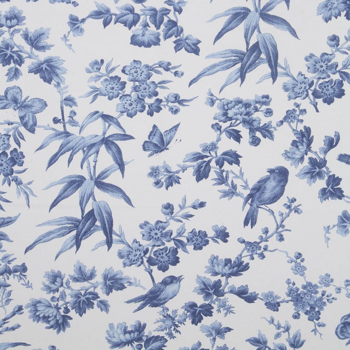 Amelia Blue by Clarke & Clarke - Made to Measure Curtains - F1218/01 ...