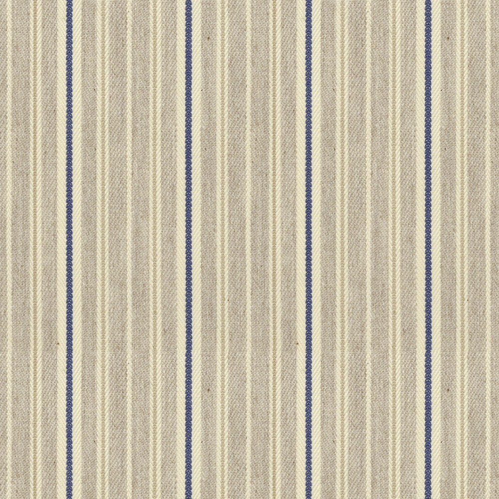 Vintage Stripe 4 Airforce by Ian Mankin - Fabric By The Metre - FA051-001 - Britannia Rose