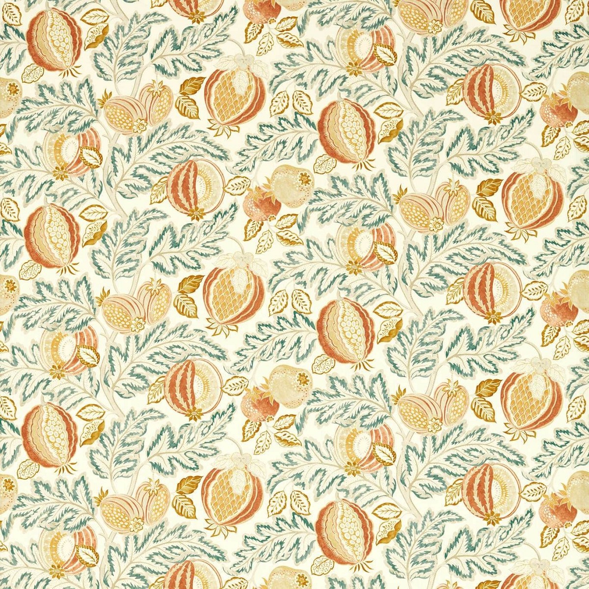 Cantaloupe Sandstone / Agave Fabric by Sanderson - Britannia Rose