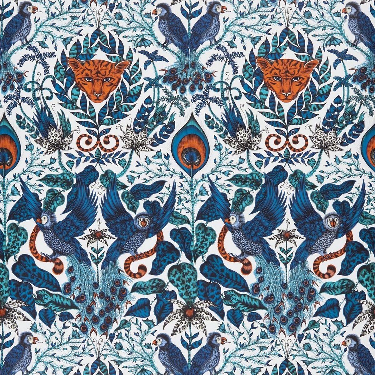 Amazon Blue by Emma J Shipley - Wallpaper - W0098/01 - Britannia Rose