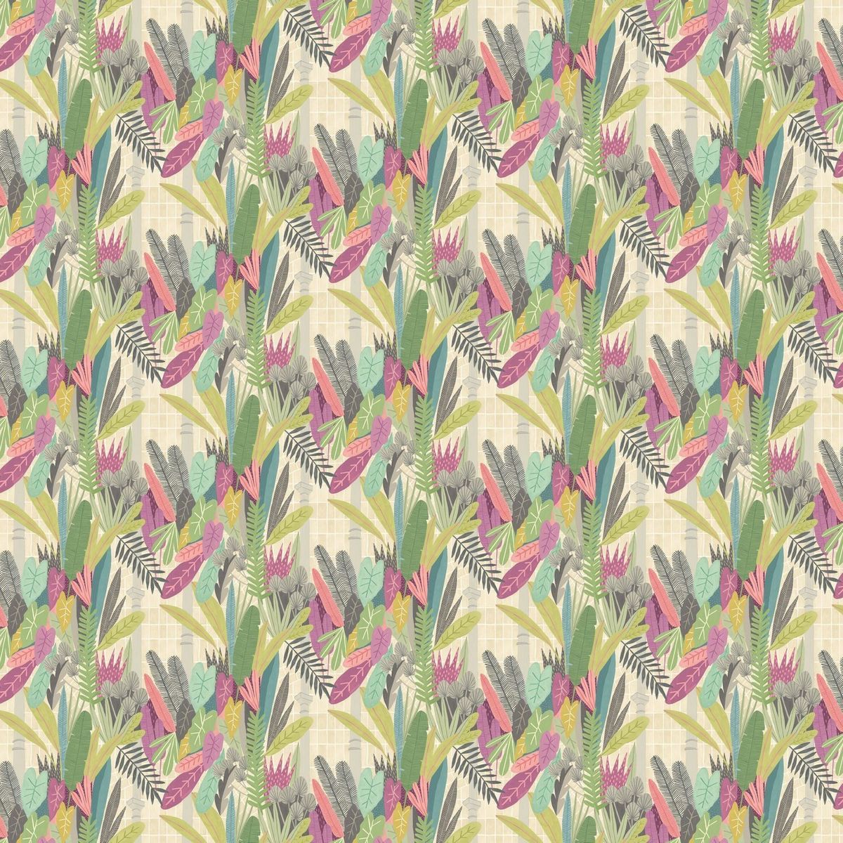 Glasshouse Heather & Olive by Ohpopsi - Wallpaper - GHS50155W ...