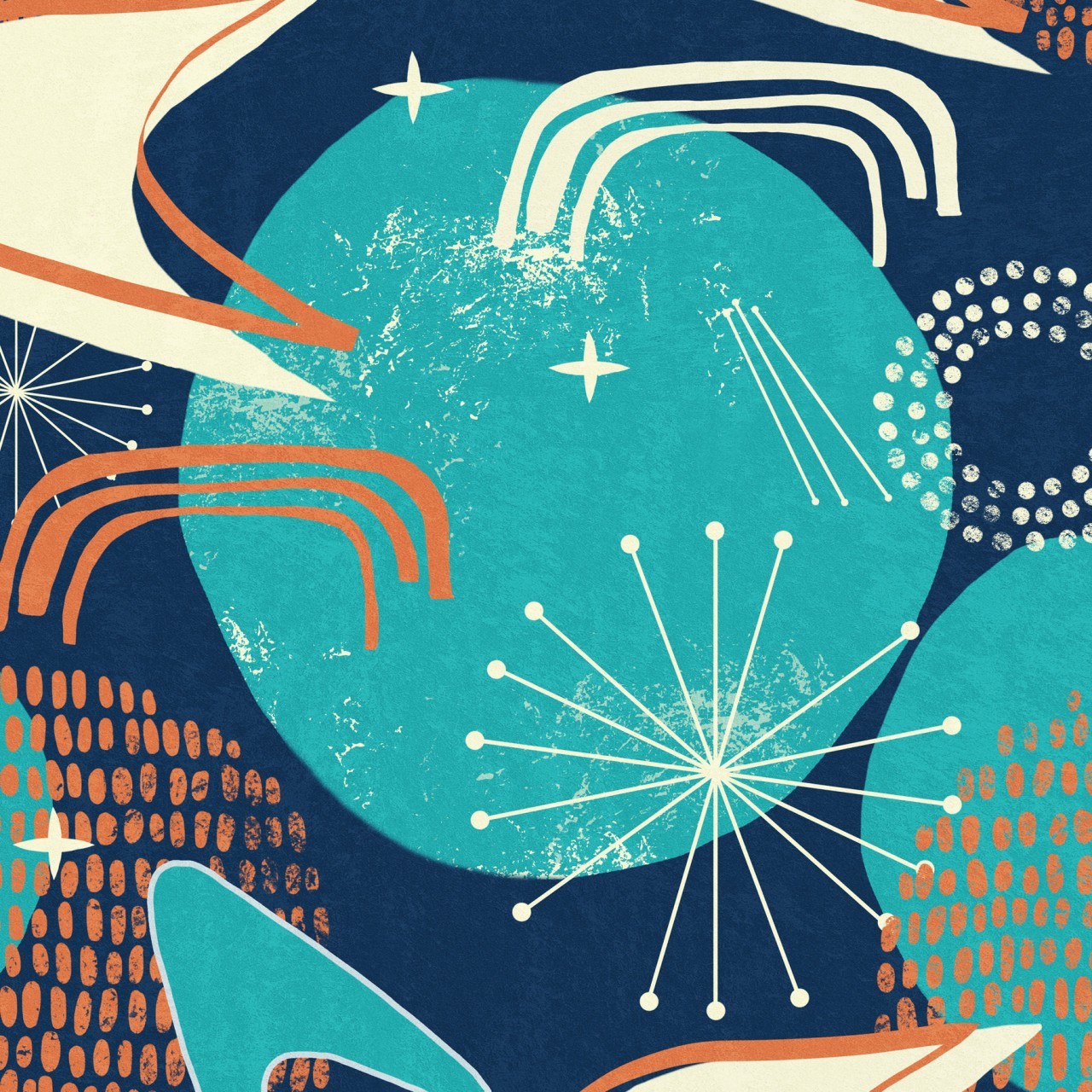 Cosmic Debris Mural by MINDTHEGAP - Wallpaper - WP20532 - Britannia Rose