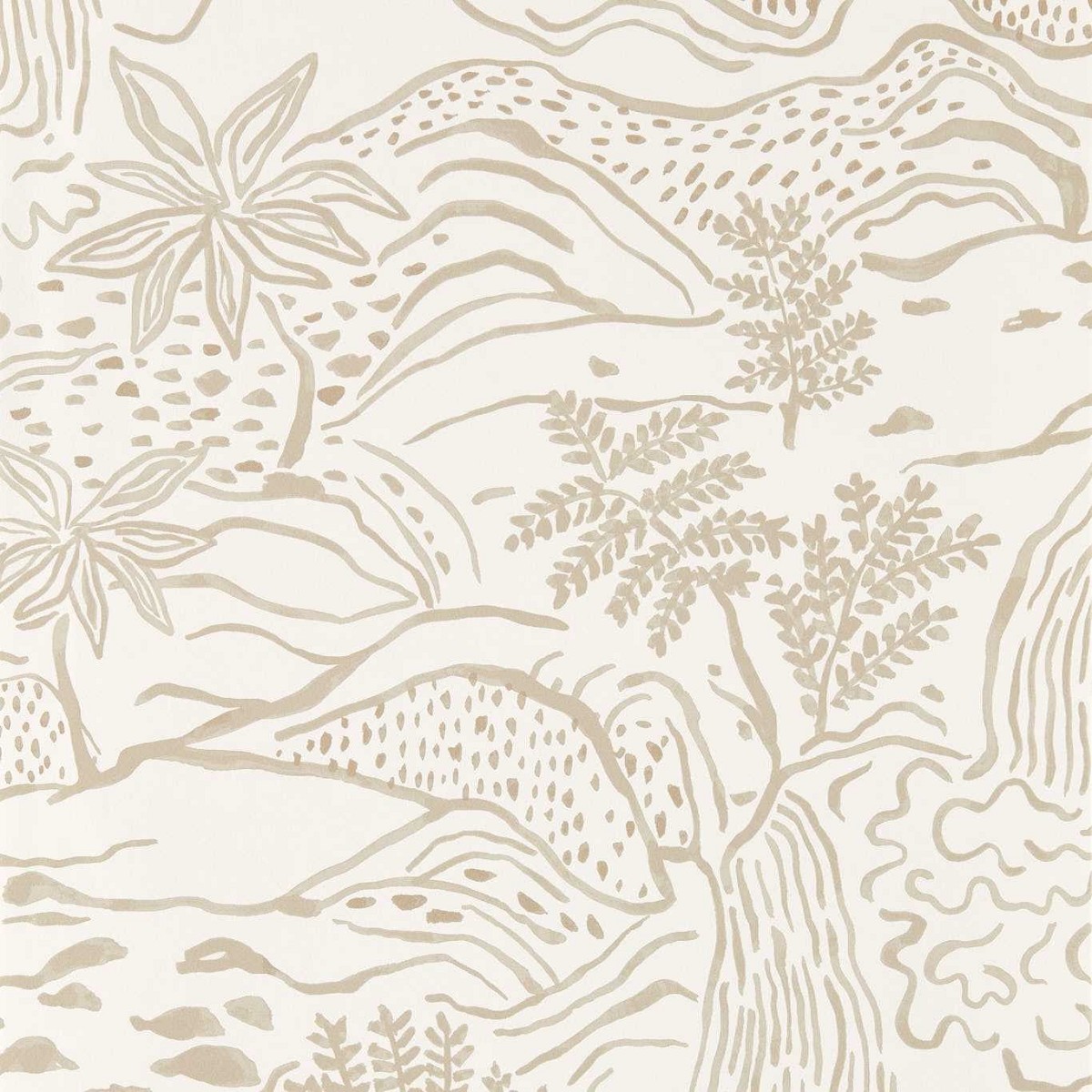 Falling Foss Linen by Scion - Wallpaper - NSCW113266 - Britannia Rose